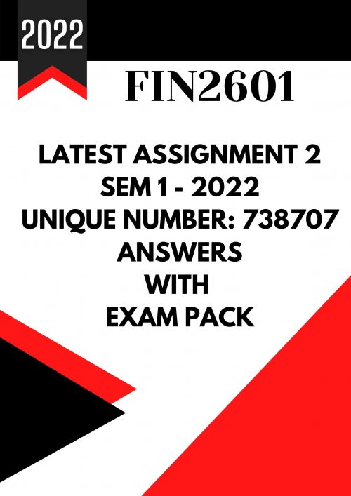 Find free notes for FIN2601 | FORMULA CRAM SHEET | STUDYPASS
