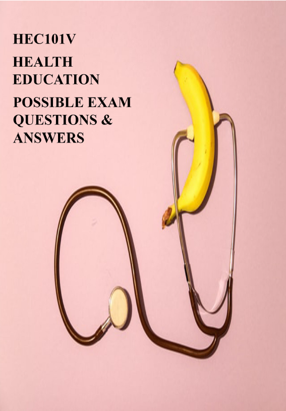 HEC101V Possible Exam Questions Answers 2022 StudyPass HEC101V Possible Exam Questions Answers 2022 StudyPass