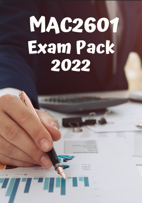 MAC2601 Questions & Answers | StudyPass