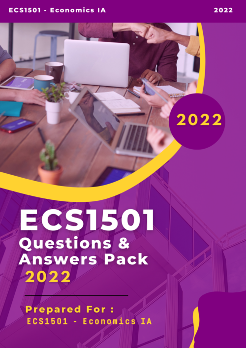 ECS1501 Past exam papers WITH solutions - All you need! - StudyPass