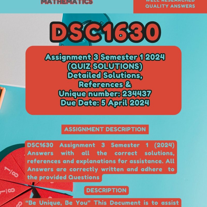 UNISA Accounting and Financial Modules Archives : StudyPass