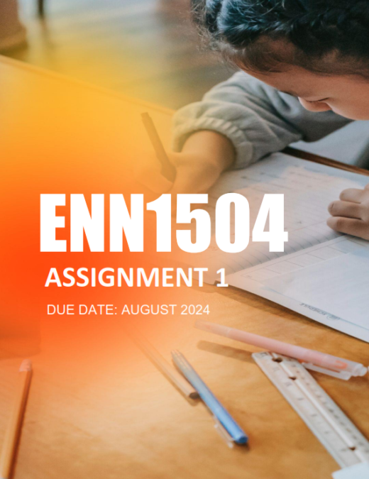 ENN1504 Assignment 1 Due August 2024 - StudyPass