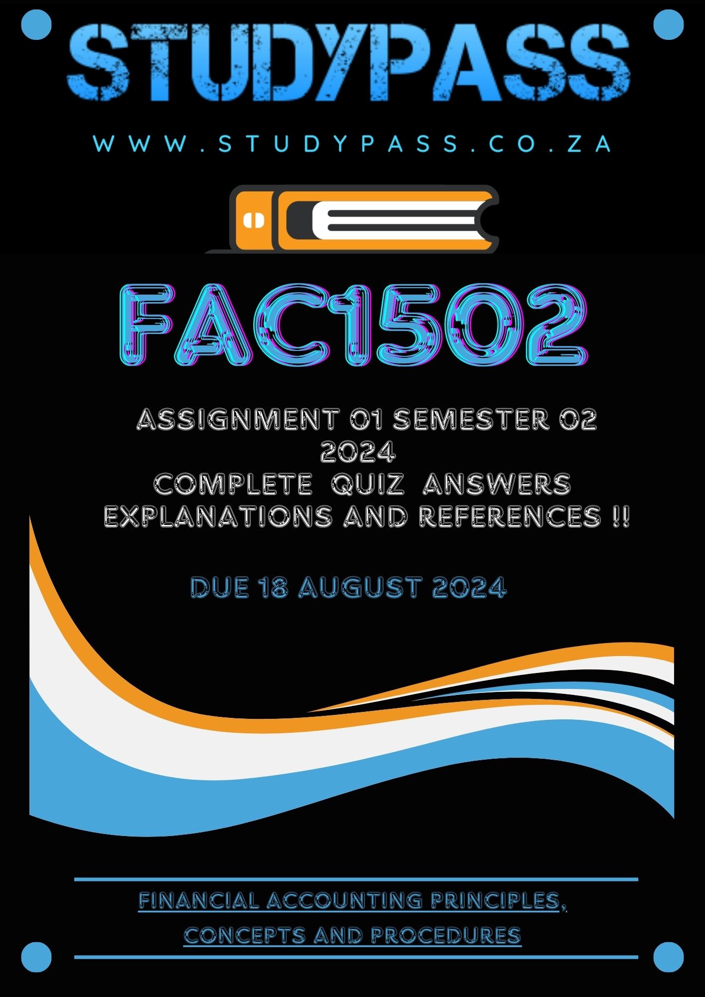 Fac1502 Assignment 1 Semester 2 2024 Complete Quiz Answers 18 August 2024 Accurate Answers 