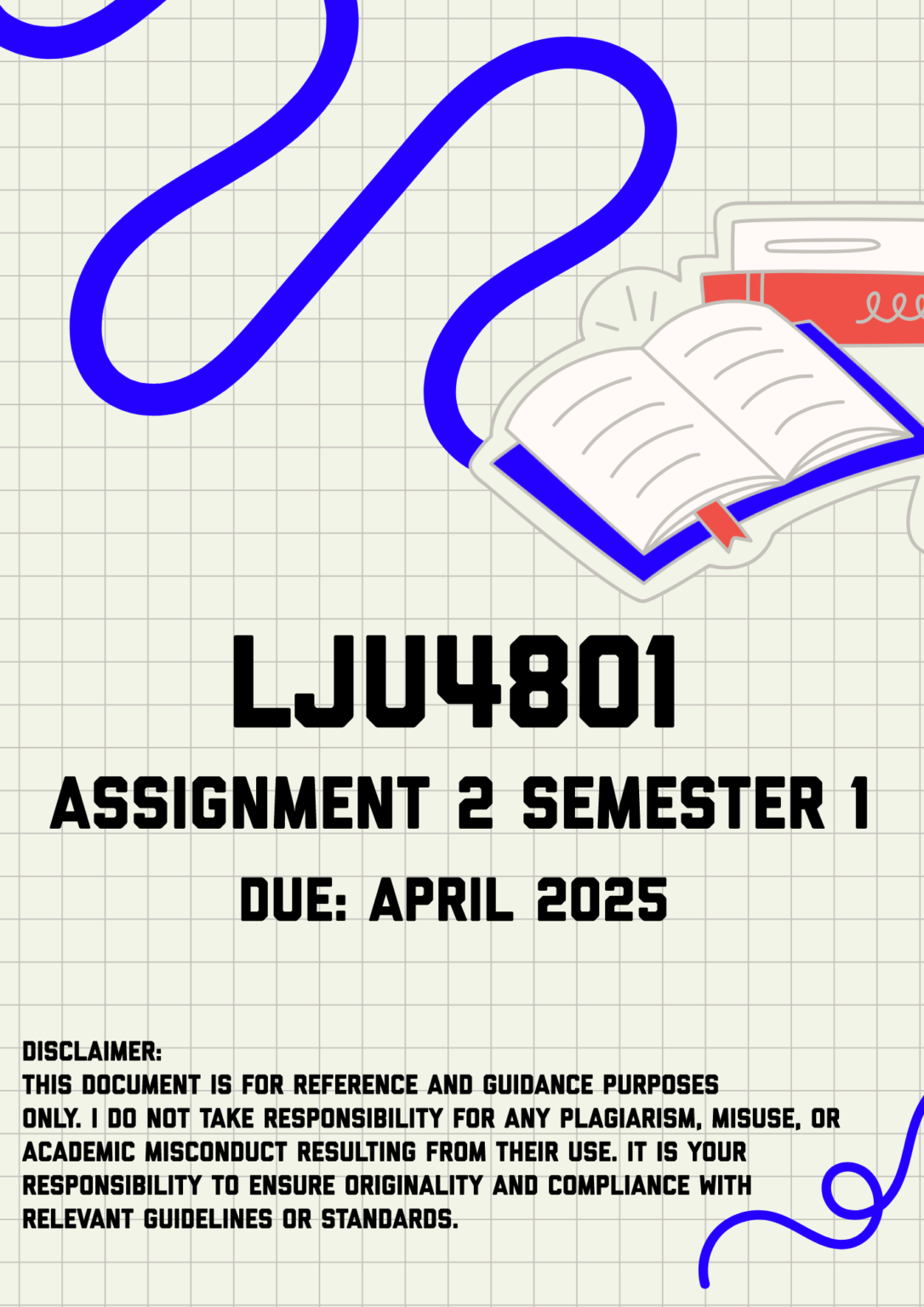 LJU4801 Assignment 2 Semester 1 | Due April 2025 - StudyPass
