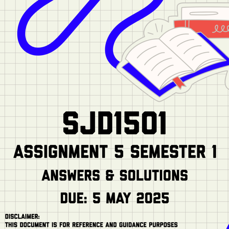SJD1501 (Social Dimensions of Justice) UNISA | Latest Study Notes and ...