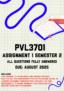 PVL3701 Assignment 1 Semester 2 Memo | Due August 2025 - StudyPass