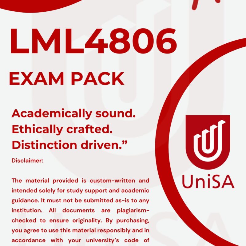UNISA Study Notes, Study Notes UNISA, Study Notes, Exam Packs