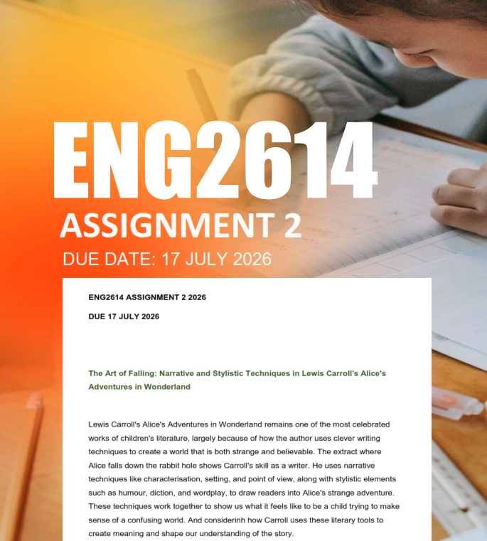 ENG2614 Assignment 2 Semester 1 2026 - Due 17 July 2026 - StudyPass